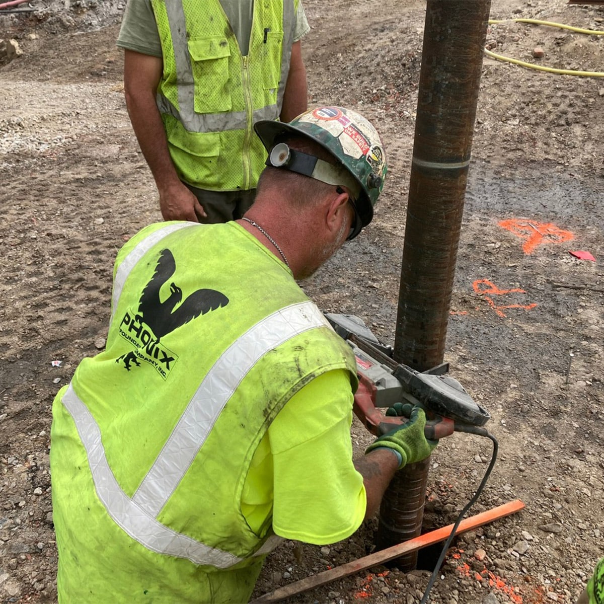 Ductile Iron Piles - Phoenix Foundation Company